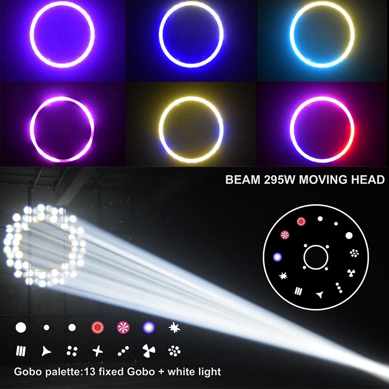 295W Beam Moving Head Light | High Brightness Stage Beam Light with ...